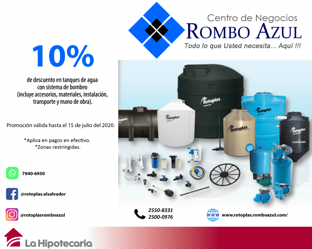 Rombo azul - La Hipotecaria El Salvador